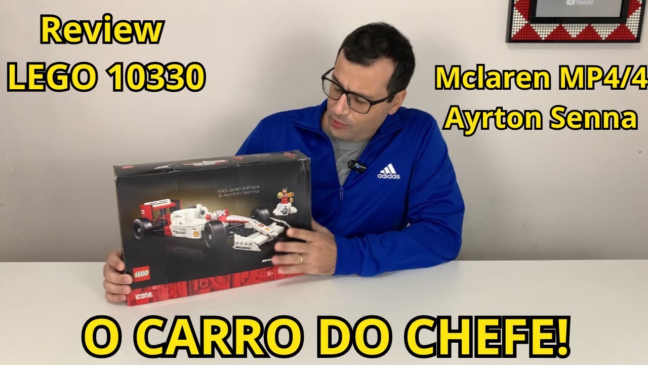 Review LEGO 10330 A Mclaren MP4 4 do Ayrton Senna - YouTube