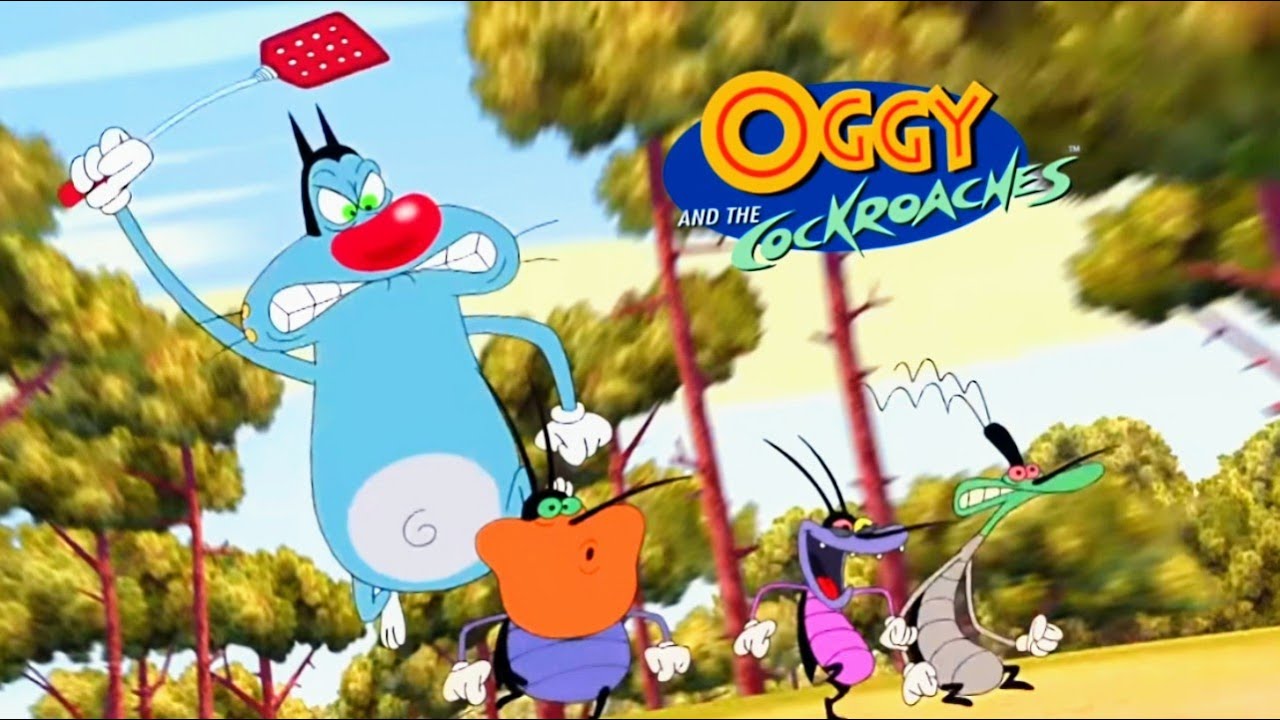 Oggy and the Cockroaches 💭🥺 Cockroches Attack Oggy food 🤪 Oggy Car race ...