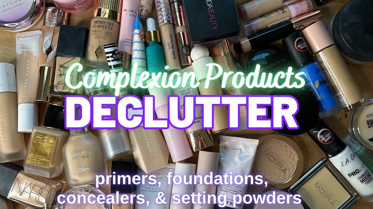 2023 MAKEUP COLLECTION DECLUTTER | PRIMERS, FOUNDATIONS, CONCEALERS ...