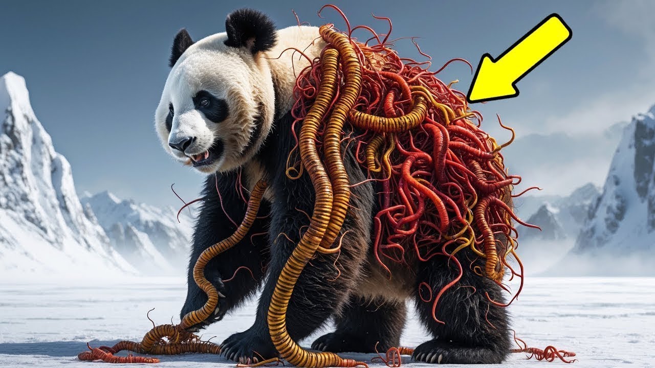 Rescuing a Panda Covered in Millions of Worms _ A Heartwarming Rescue ...