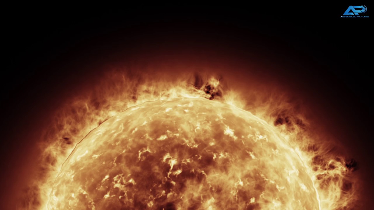 Sun VFX shot - YouTube