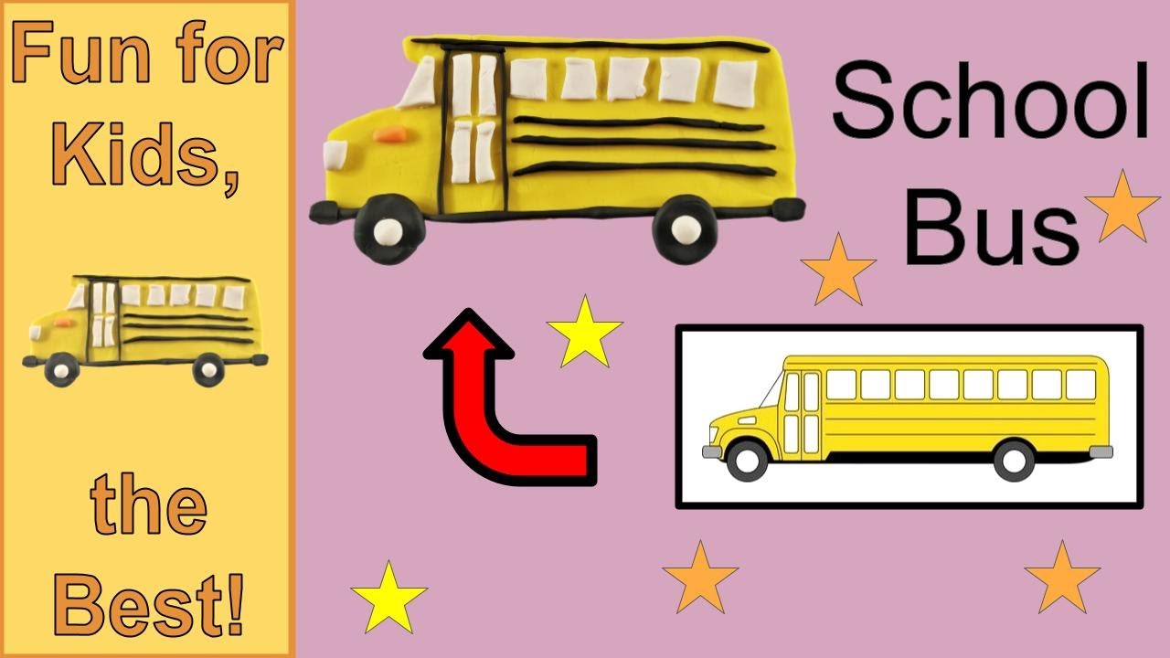 Can you make a school bus with play-dough? - YouTube