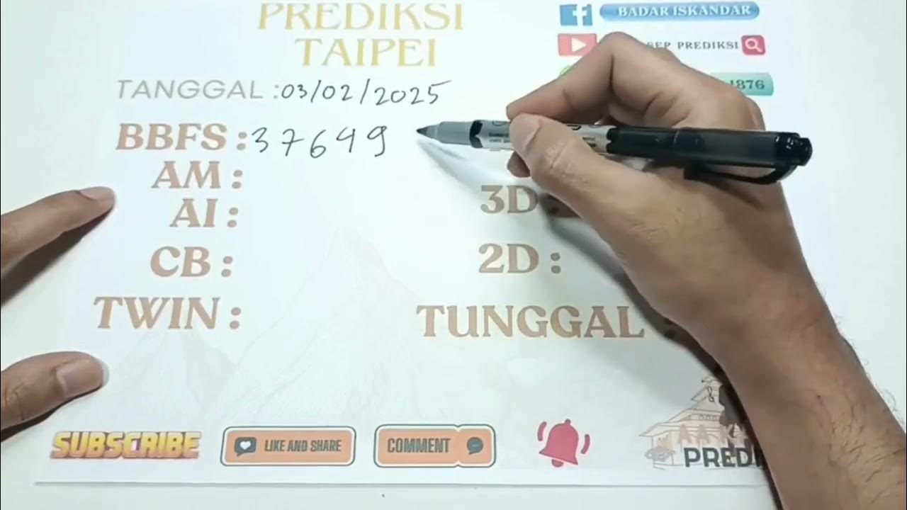 PREDIKSI TAIPEI | PREDIKSI TAIPEI 2 FEBRUARI 2025 | RUMUS TAIPEI ...