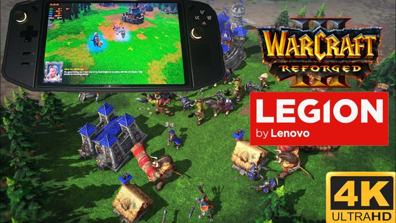 Warcraft 3 Reforged | Lenovo Legion Go | Test Game | Gameplay - YouTube