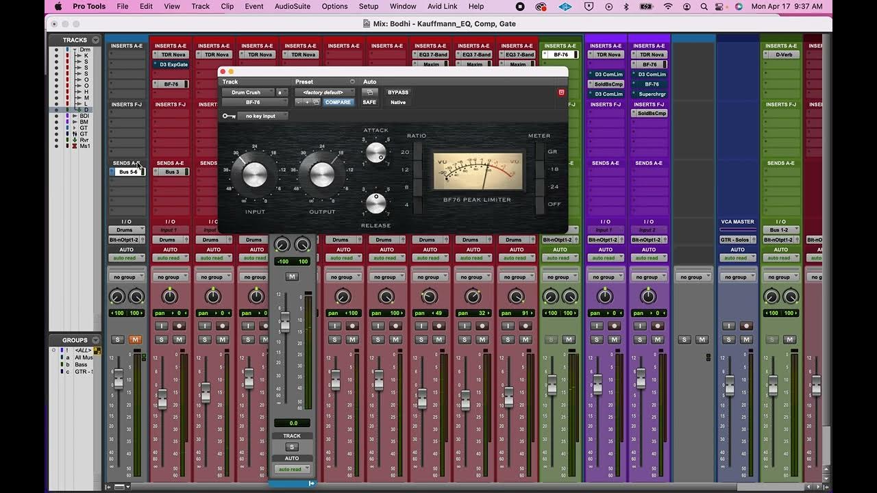 Pro Tools - Mixing Bodhi - Parallel Compression (Drums) - YouTube