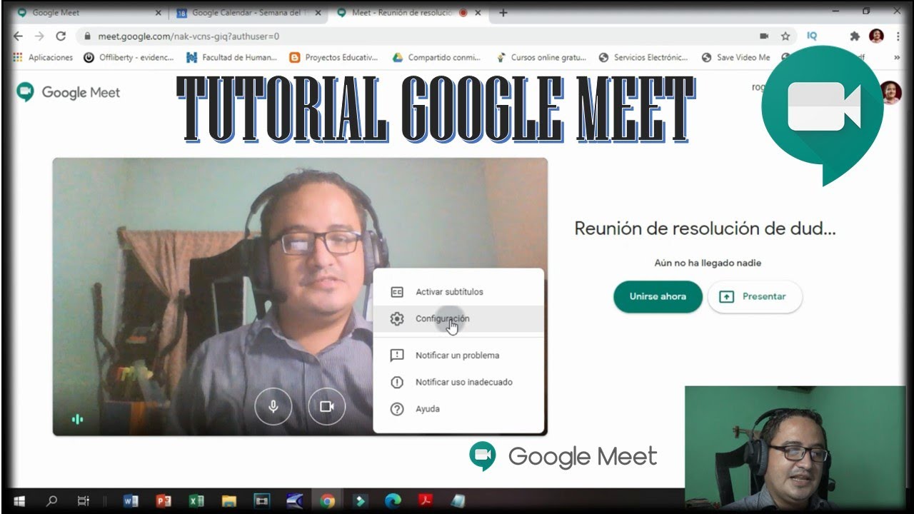 TUTORIAL COMPLETO USO DE GOOGLE MEET - YouTube