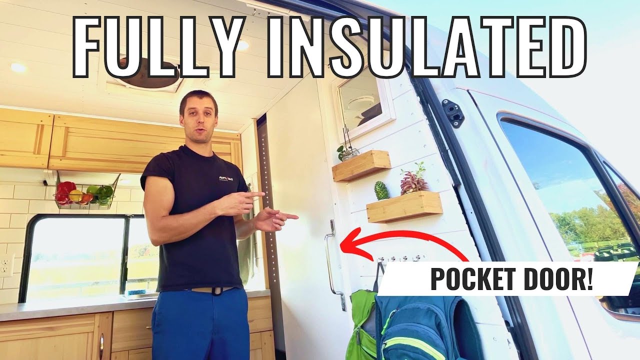 4 Season VAN Conversion FOAM Insulation & BULKHEAD Pocket Door | VAN ...