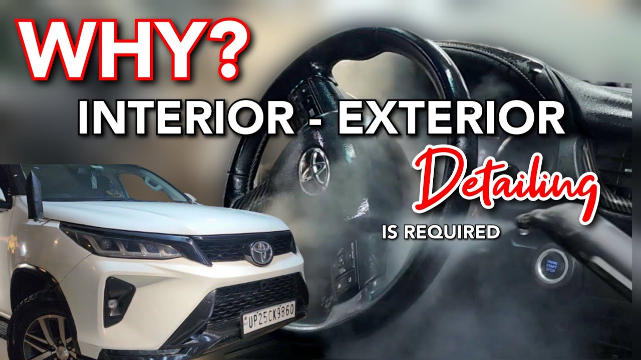 Toyota fortuner done with complete Interior-Exterior detailing. - YouTube
