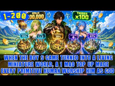 🔥His Game Turns Into Mini World, Where a 10-Cent Top-Up Helps 5 Tribes Build Civilization From Zero!