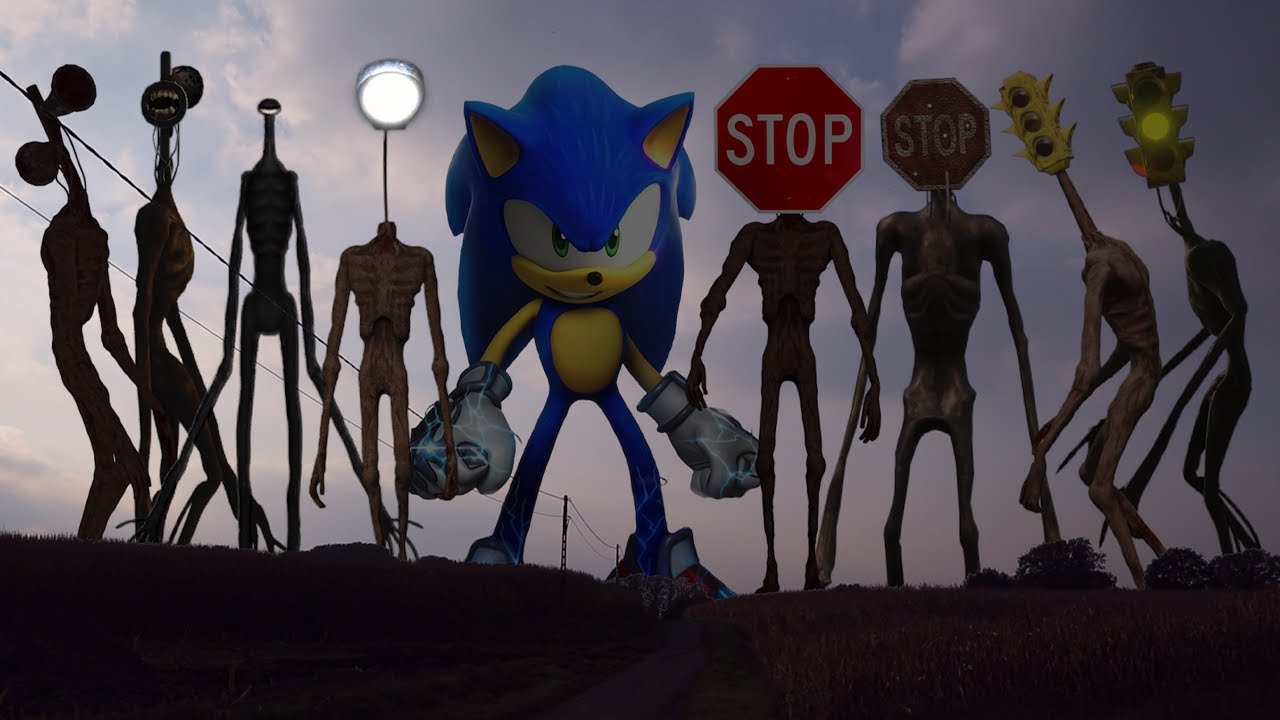 TEAM Stop Head VS TEAM Siren Head VS Sonic The Hedgehog VS TEAM Traffic ...
