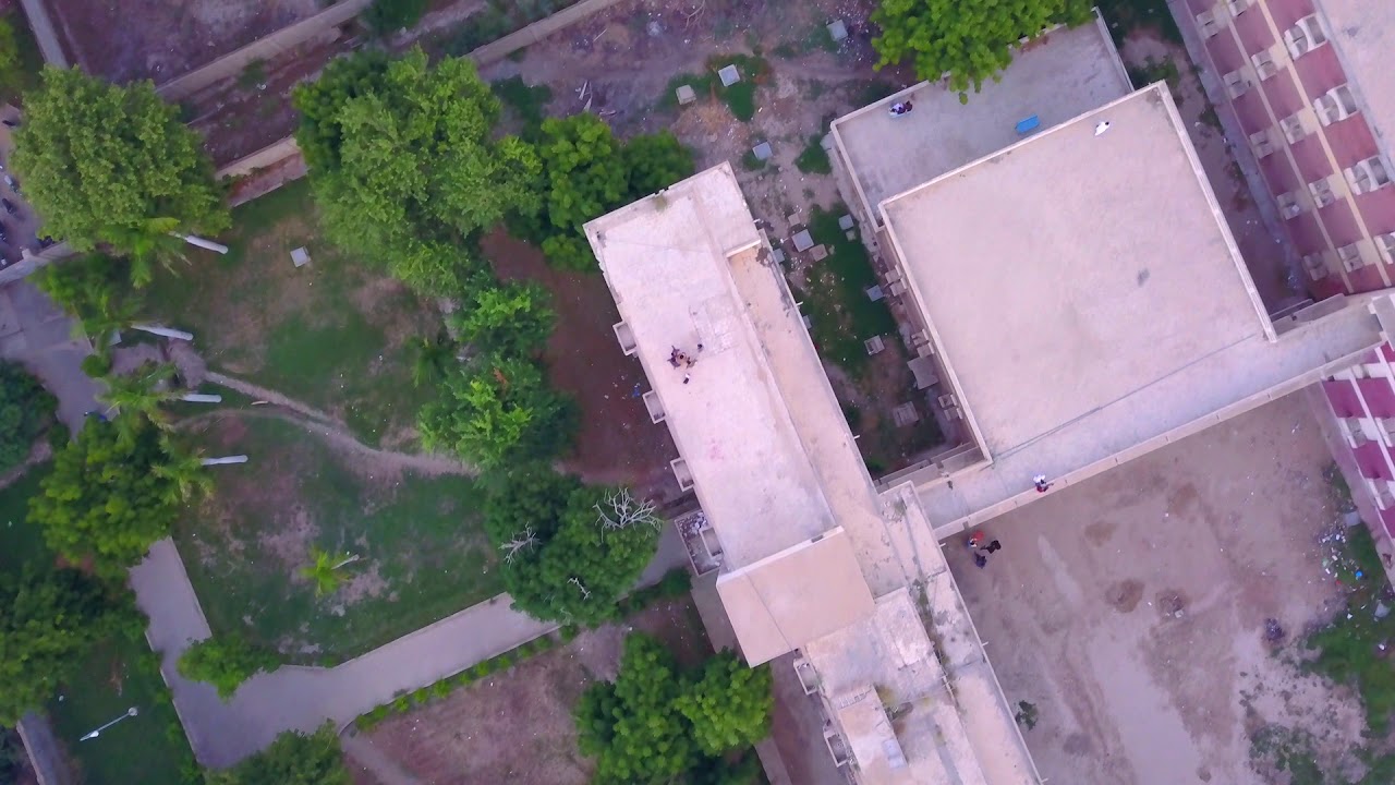A Block Hostel, QUEST Nawabshah (Aerial View) - YouTube