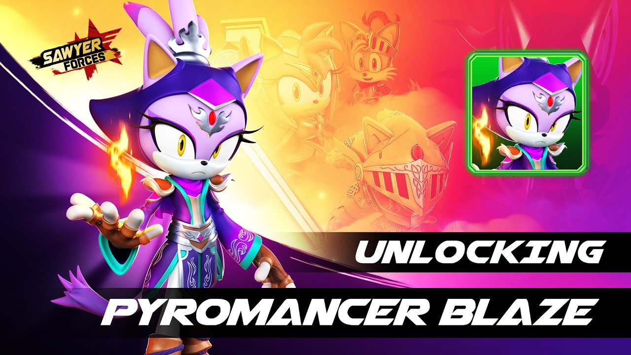Sonic Forces Speed Battle: UNLOCKING PYROMANCER BLAZE 🔓 - YouTube