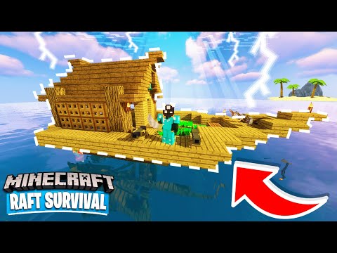 UPGRADE RAKIT KECIL Ku MENJADI KAPAL!  Survival Rakit #2