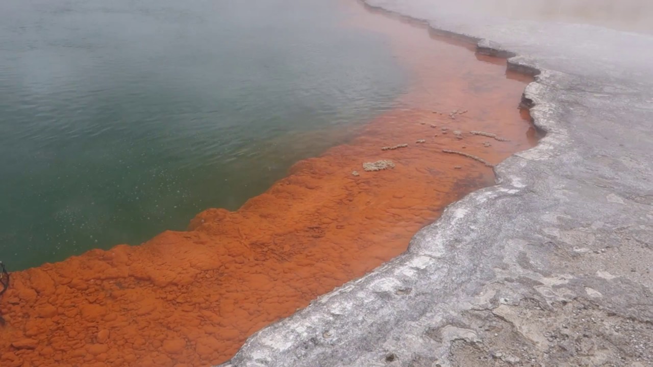 Champagne Pool at Waiotapu Thermal Wonderland - YouTube