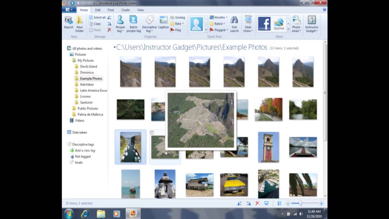 Rating Photos with Photo Gallery - YouTube