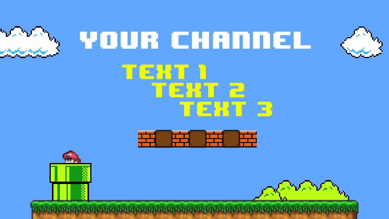 | Top 5 Mario Intro Templates | - YouTube