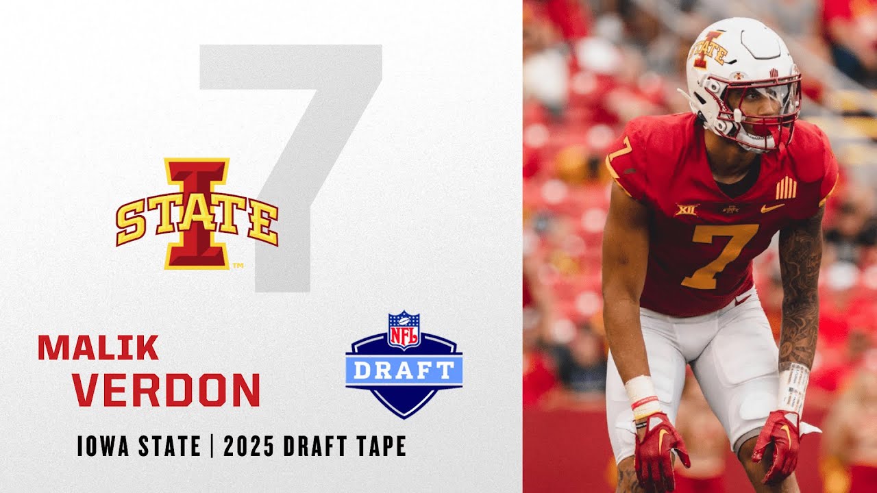 Malik Verdon 2025 NFL Draft Tape | Iowa State DB - YouTube
