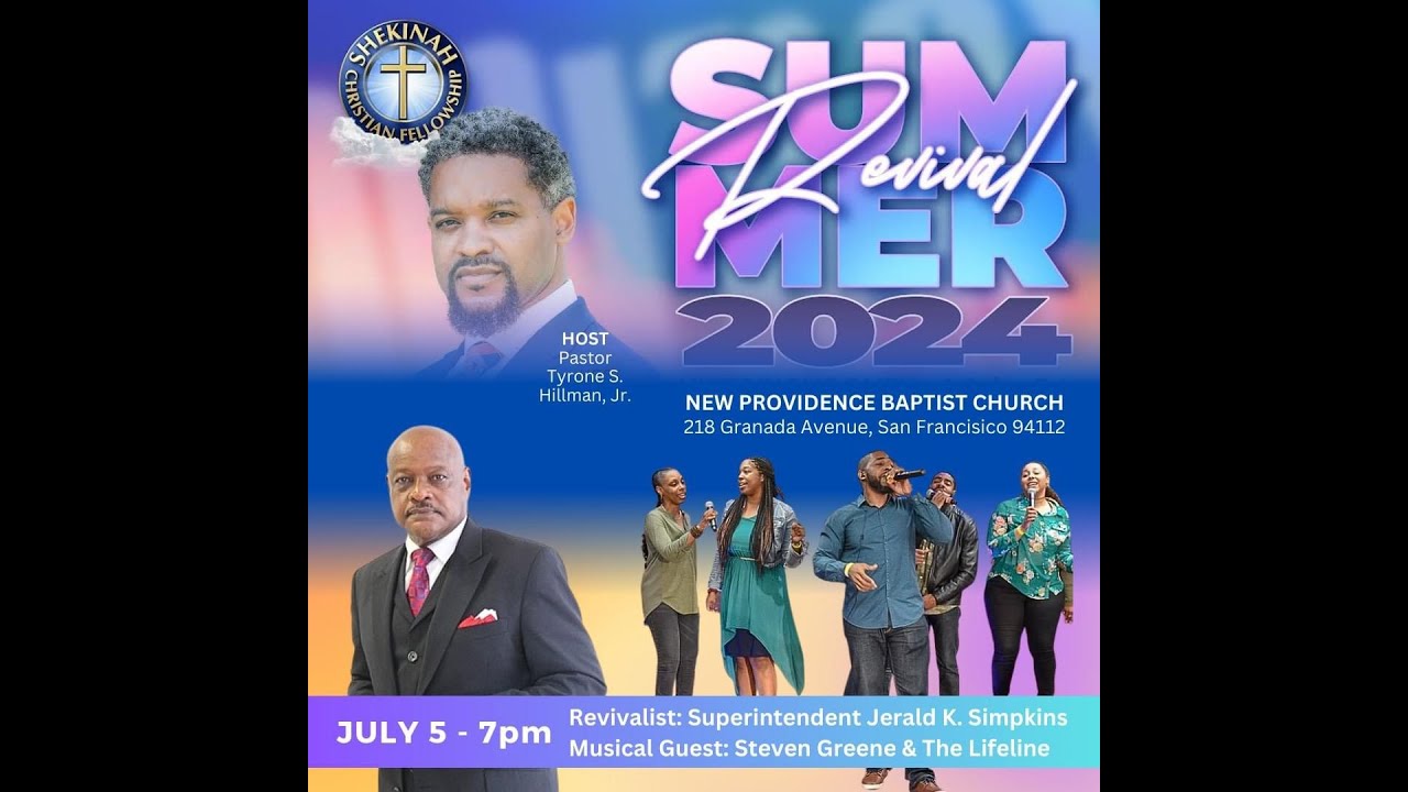 Summer Revival 2024 - Day 1 with Supertindent Jerald K. Simpkins - YouTube