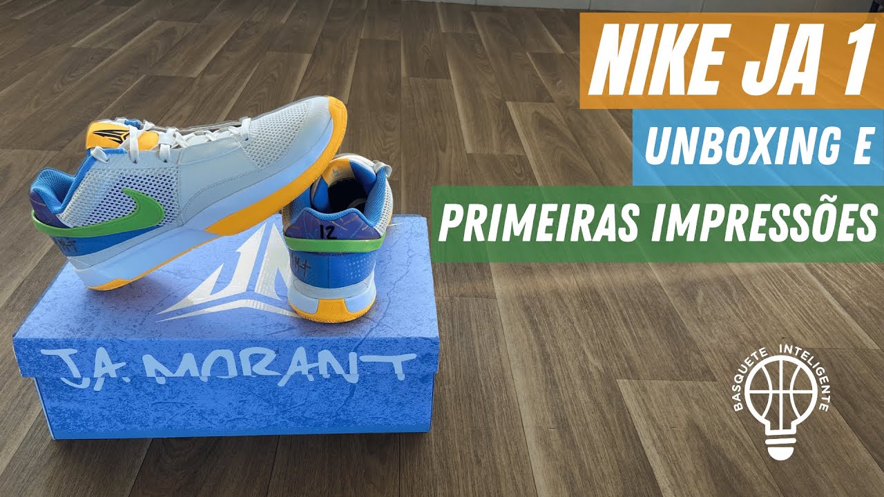 Novo tenis do Ja Morant 1 "Trivia" | Unboxing e primeiras impressões ...
