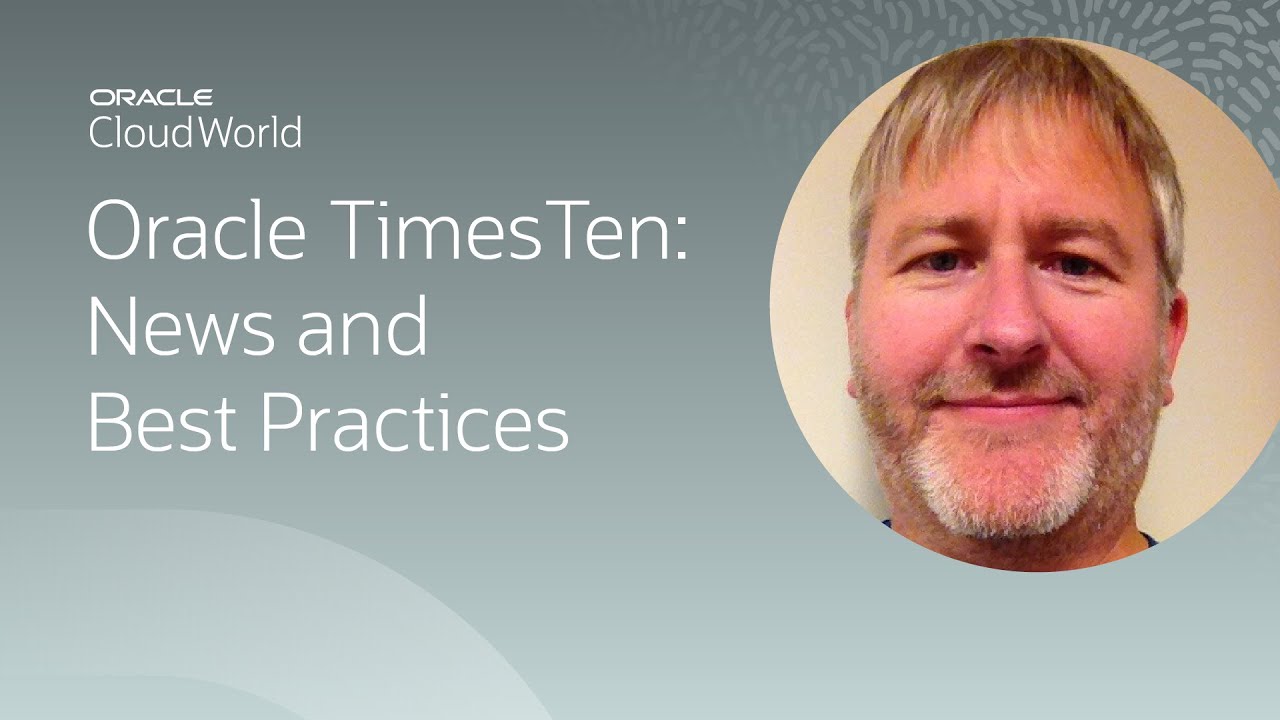 Oracle TimesTen: extreme performance for latency-critical applications ...