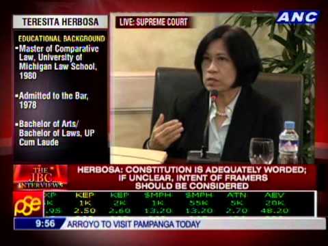 #CJsearch: SEC Chair TERESITA HERBOSA