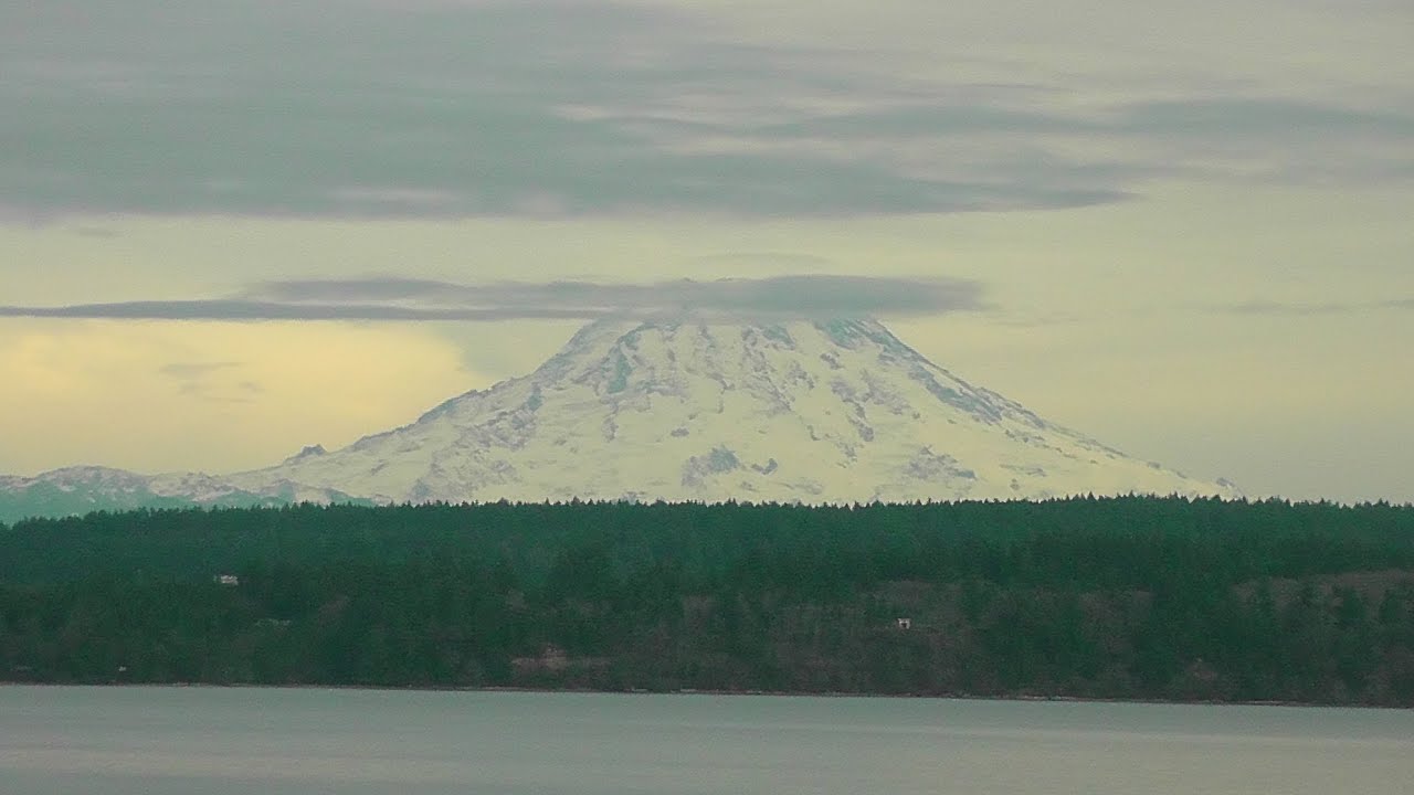 Mt Rainer and McNeil Island ( the FEMA camp ) - YouTube