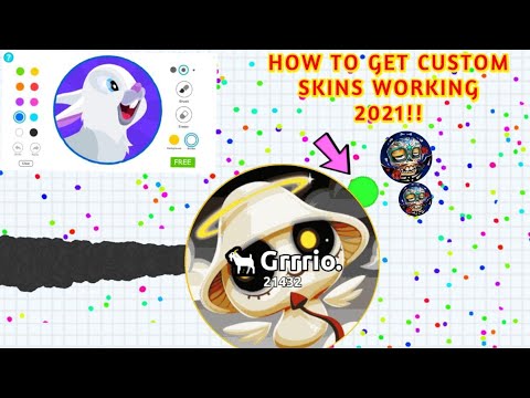HOW TO GET CUSTOM SKINS IN 2025 IN AGARIO MOBILE AND PC WITHOUT ...