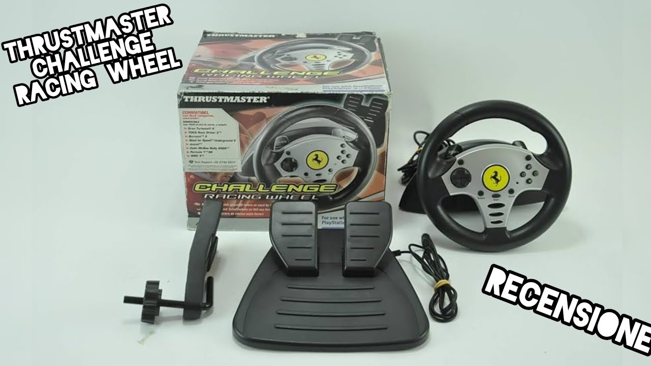 THRUSTMASTER CHALLENGE RACING WHEEL - UNBOXING E RECENSIONE - YouTube