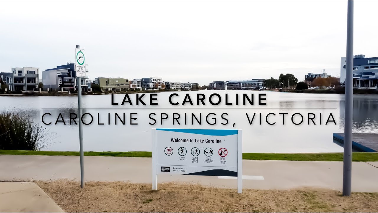 Lake Caroline Springs, Victoria Australia, 4K Drone Footage, 2023 - YouTube