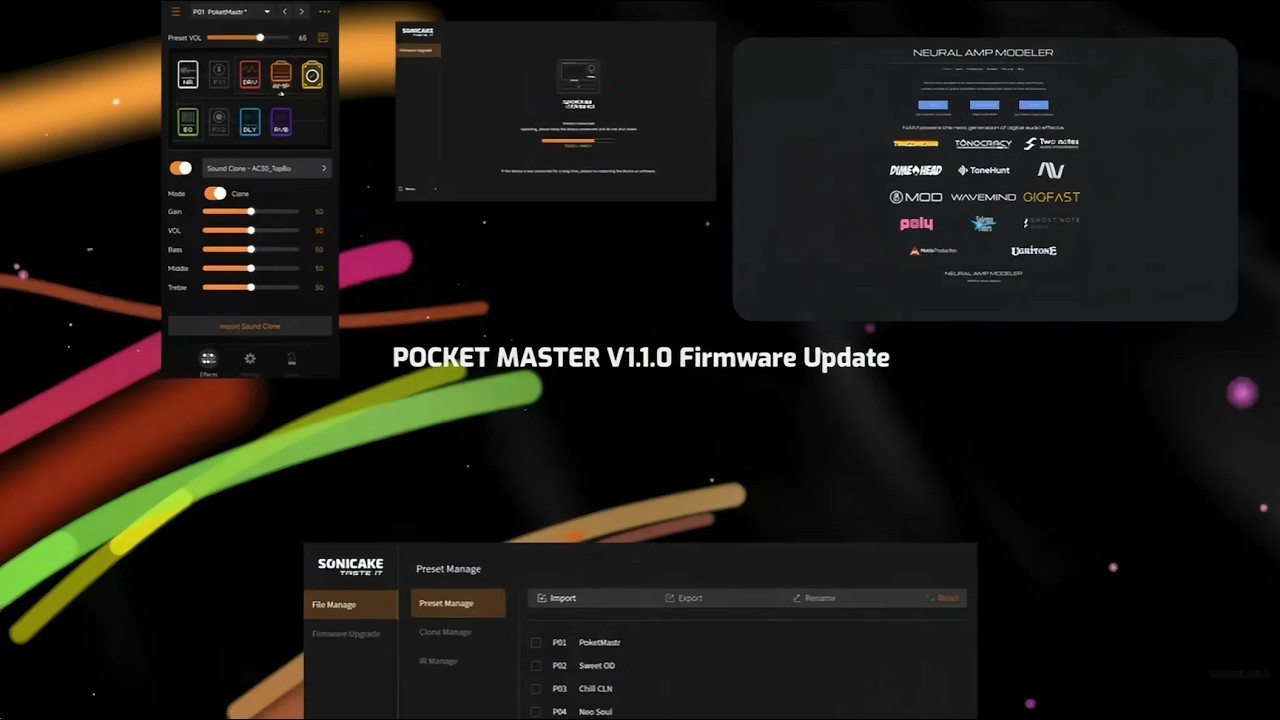 Pocket Master V1.1.0 Firmware Update - YouTube