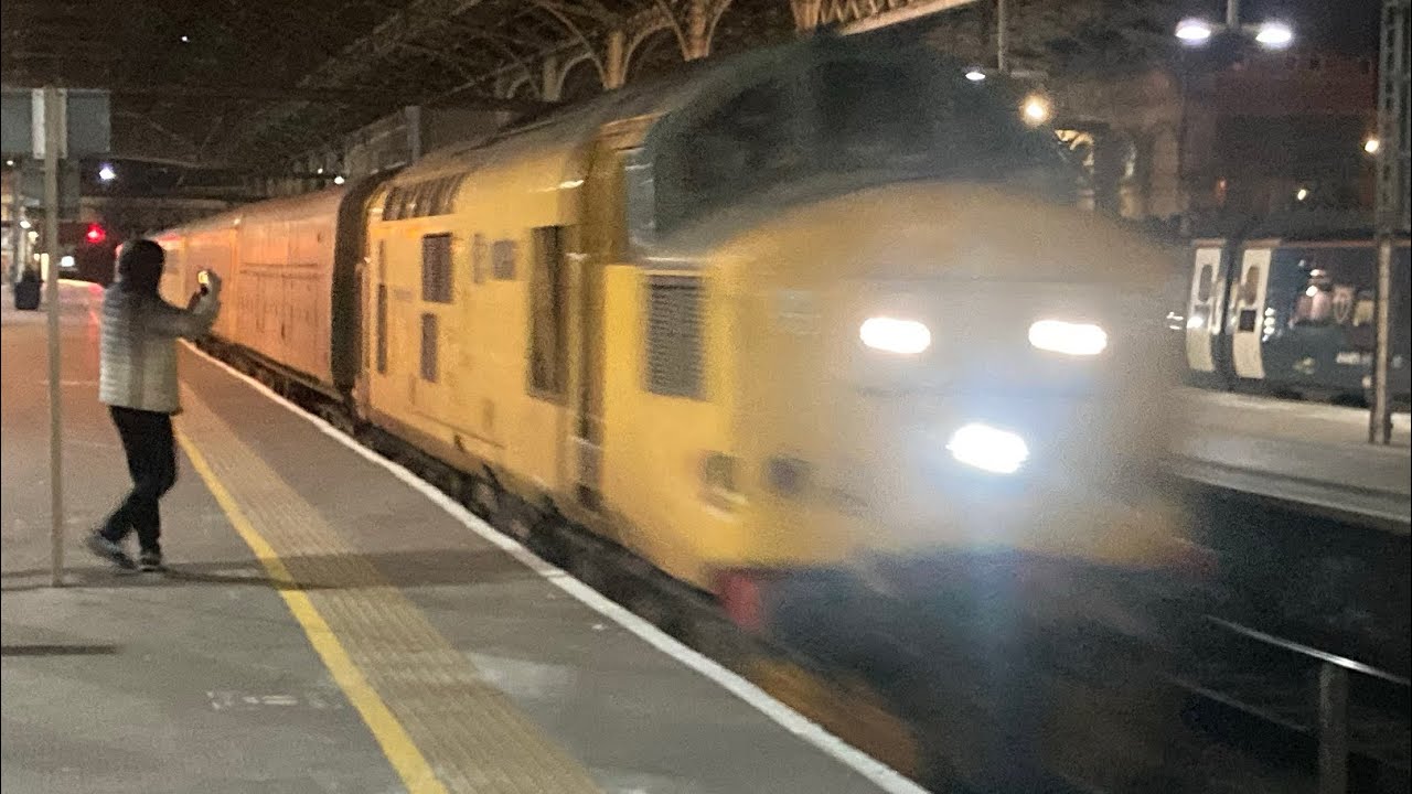 Class 97303 at Preston and more - YouTube
