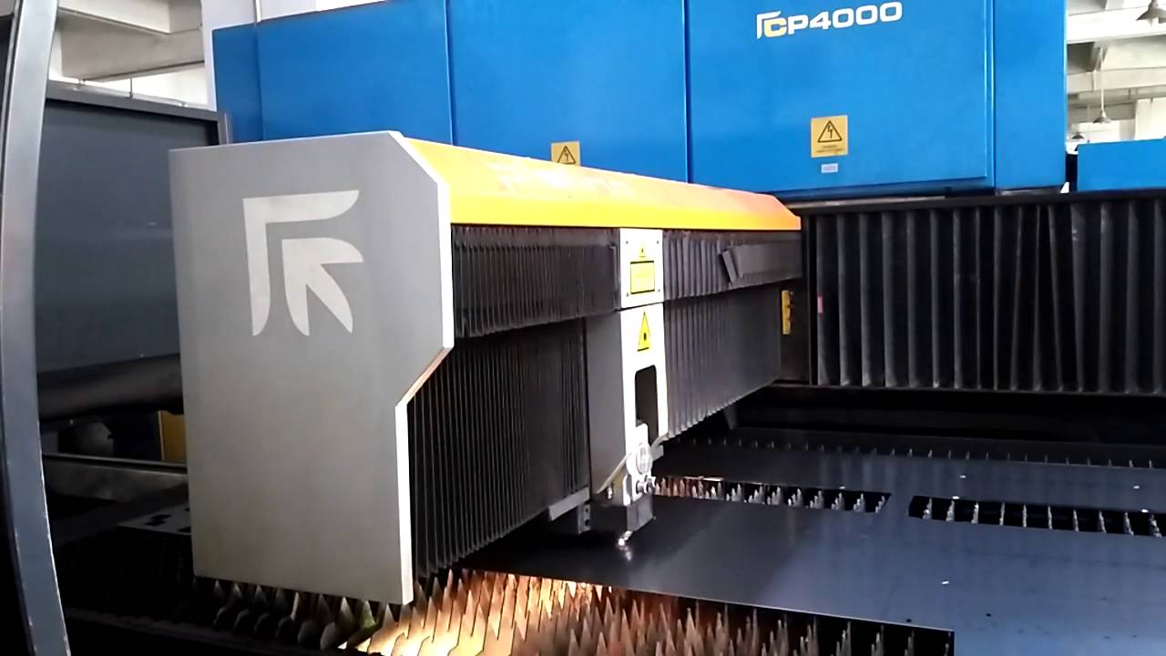 Prima Power PLATINO laser cutting machine - YouTube