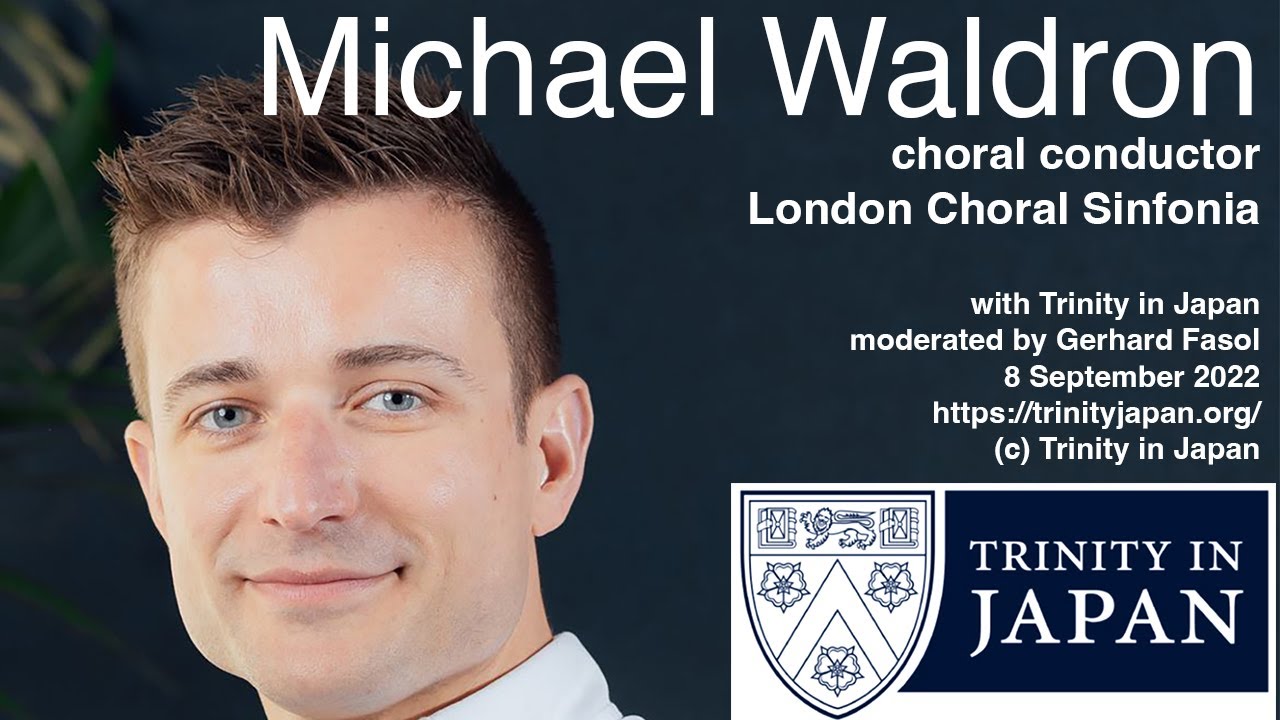 Michael Waldron, choral conductor, Founder and Artistic Director of ...