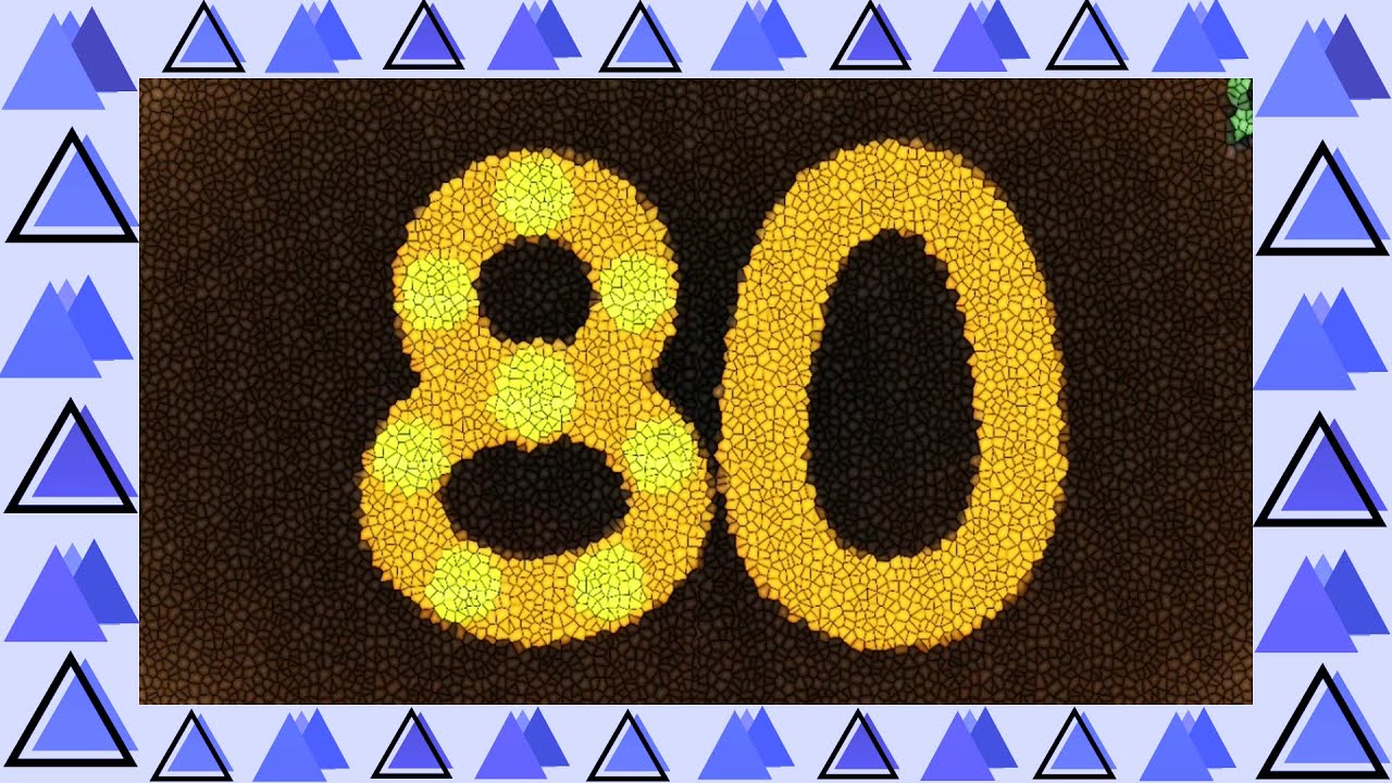 Endless Numbers Count 80, Bevel Effect, G-Major Effect, Inversion Color ...