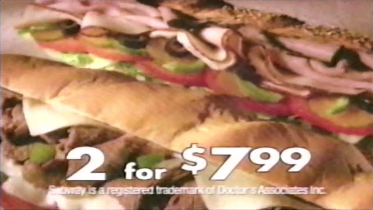 Subway Eat Fresh commercial 2001 - YouTube