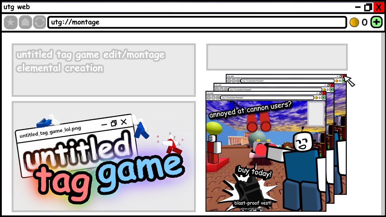 untitled tag game recode edit montage #roblox #untitledtaggame #montage ...