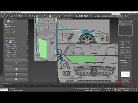 3DS Max Car Modeling Modeling 02 - YouTube