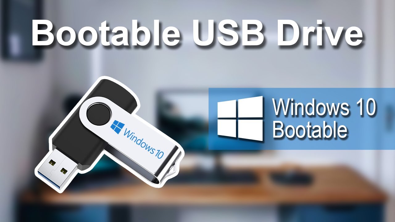 How To Make A Windows 10 Bootable USB Drive | Latest 2021 !!! - YouTube