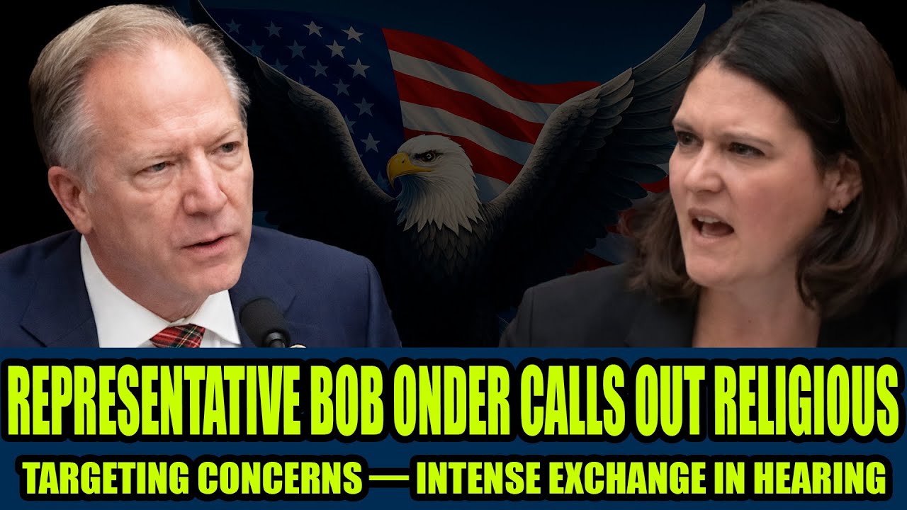 Representative Bob Onder CALLS OUT Religious Targeting Concerns ...