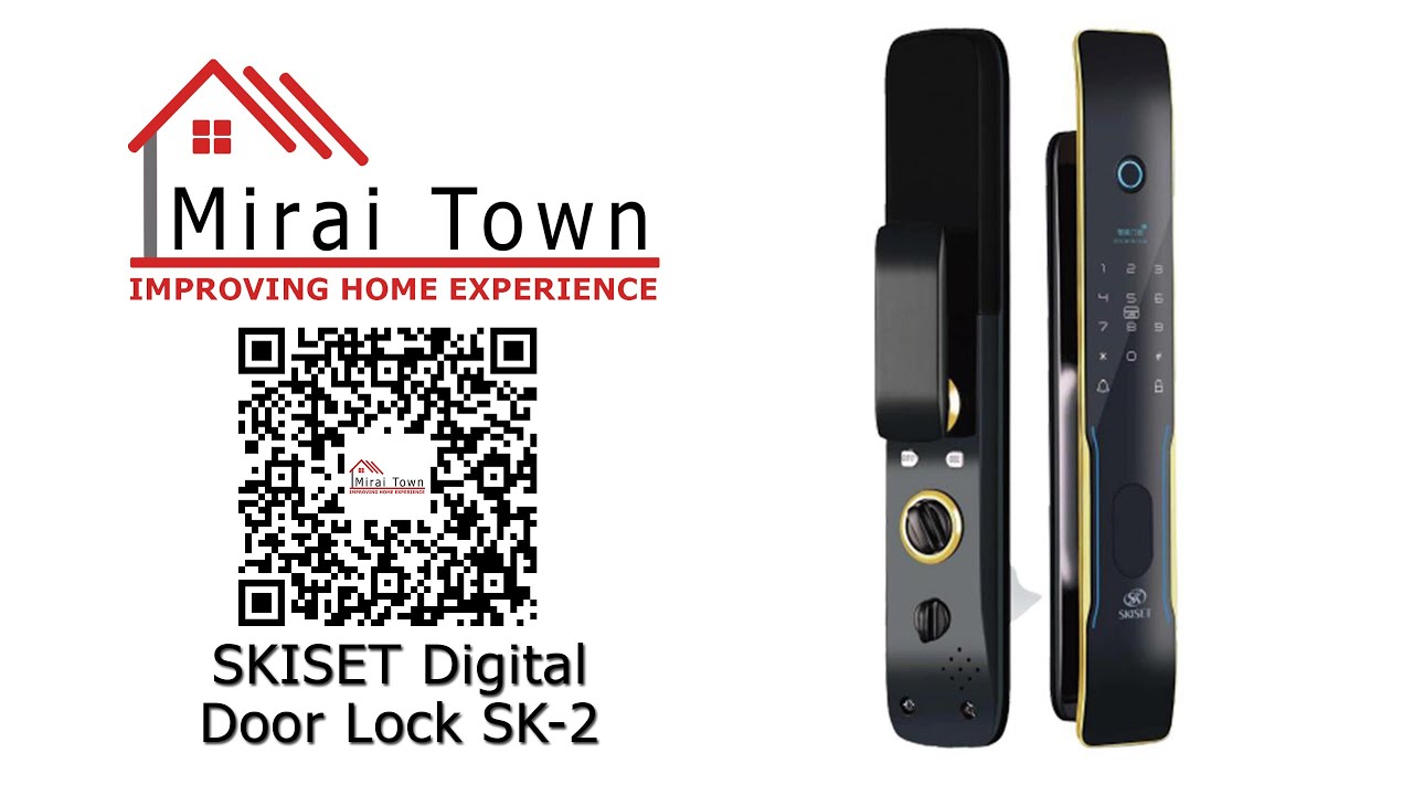 SKISET Digital Door Lock SK 2 - YouTube