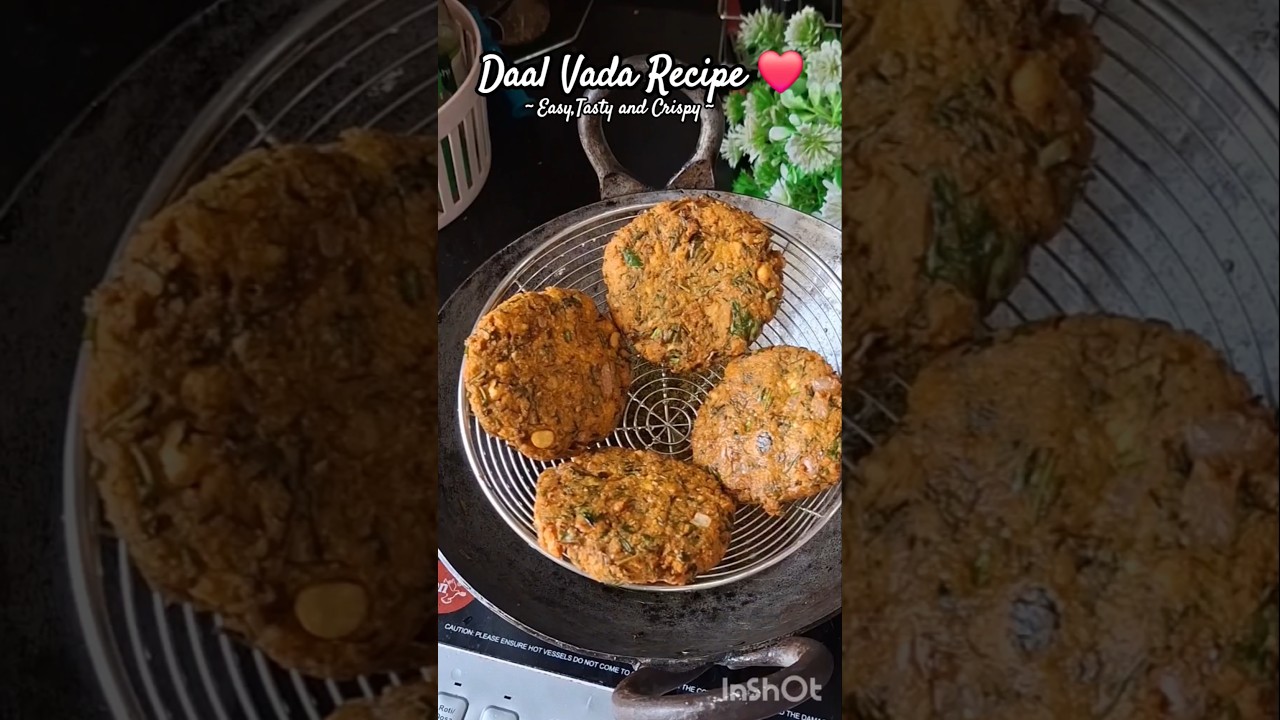 Daal Vada Recipe with Soya Leaves #daalvada #dalvadarecipe #food # ...