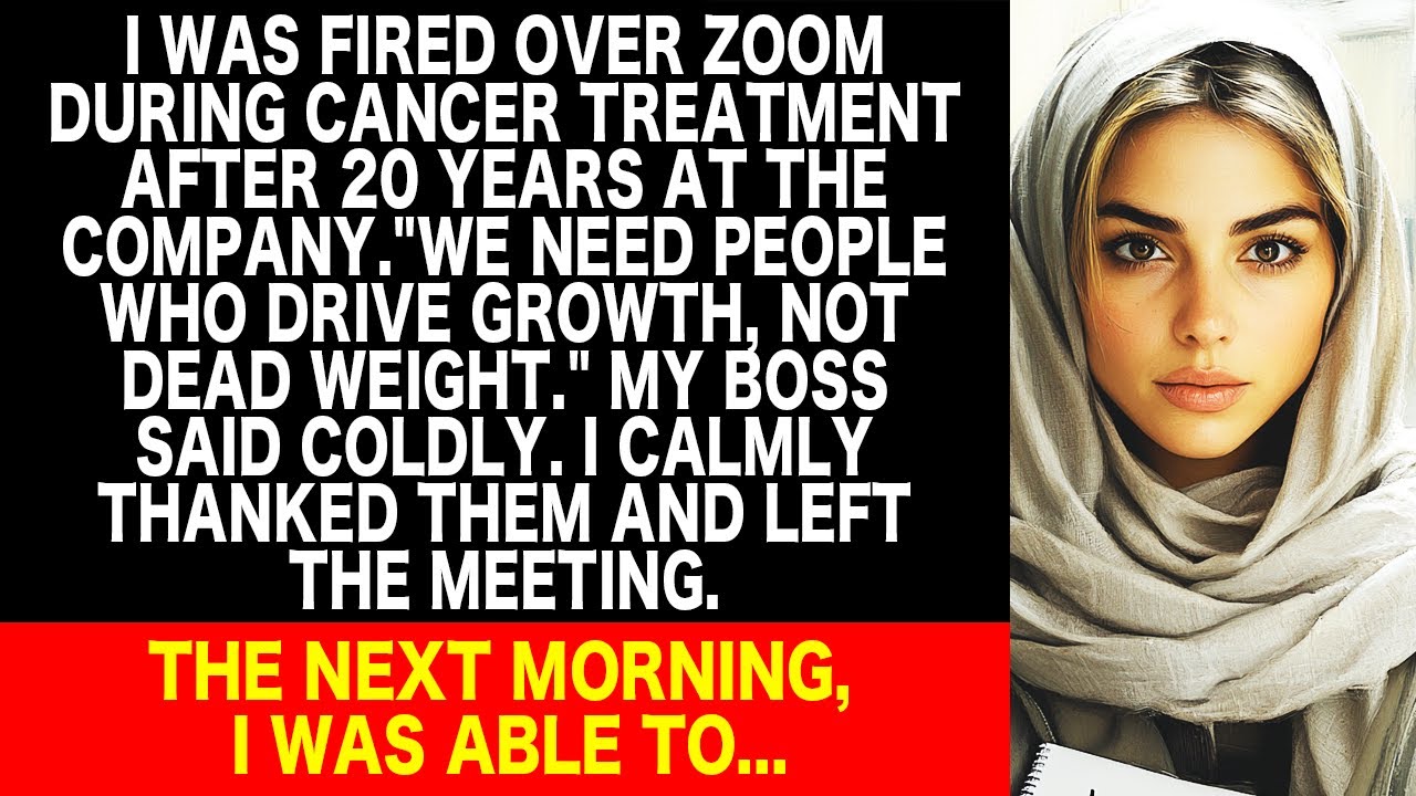 Fired during cancer treatment after 20 years. I thanked them and left ...