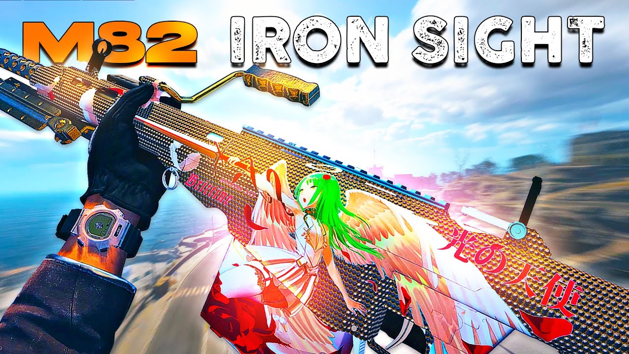 the M82 IRON SIGHT CLASS for Rebirth Island! - Warzone - YouTube