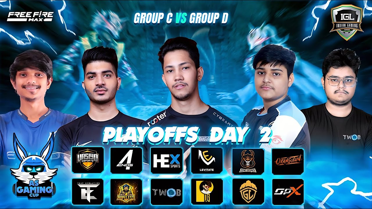 IGL Freefire Max As Gaming Cup | Day 2 | Ft.Og Elite, Evolution, Godl ...