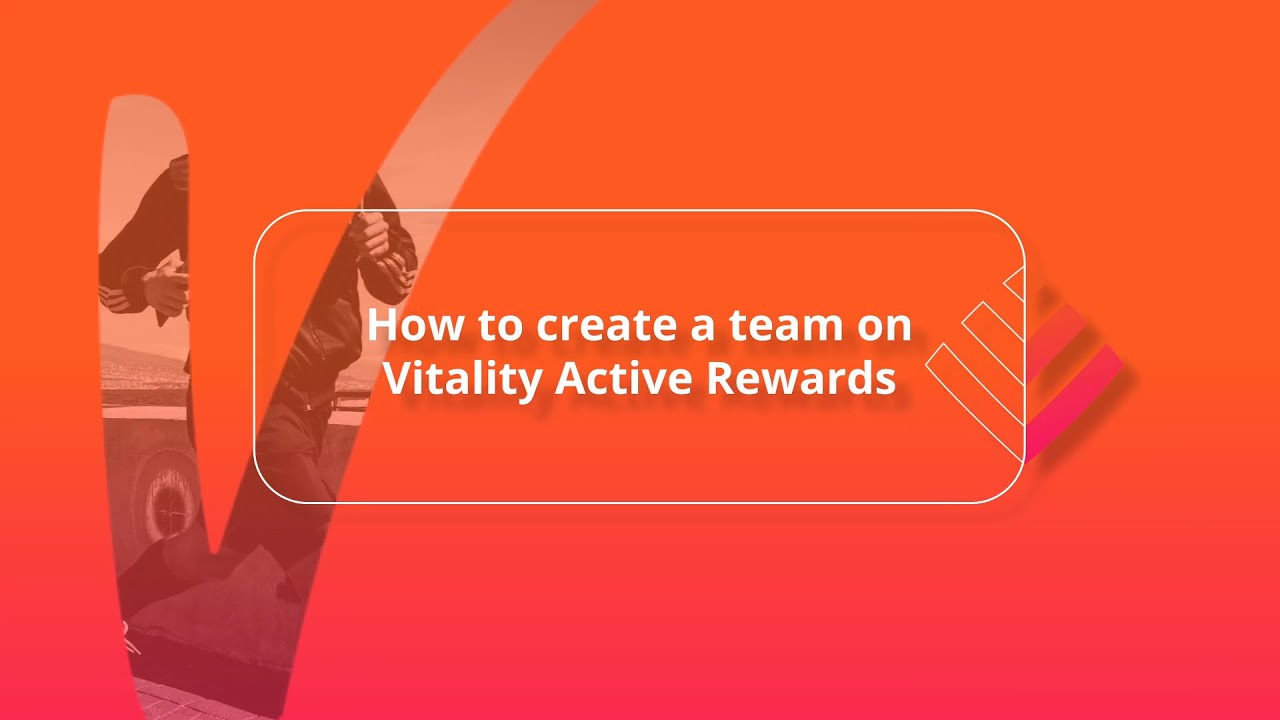How to create a team on Vitality Active Rewards - YouTube