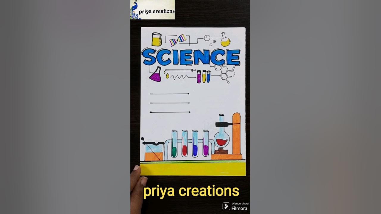 science front page design | science project | project work designs # ...