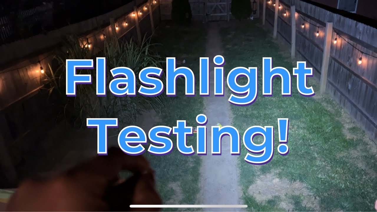 Testing Different Flashlights! - YouTube