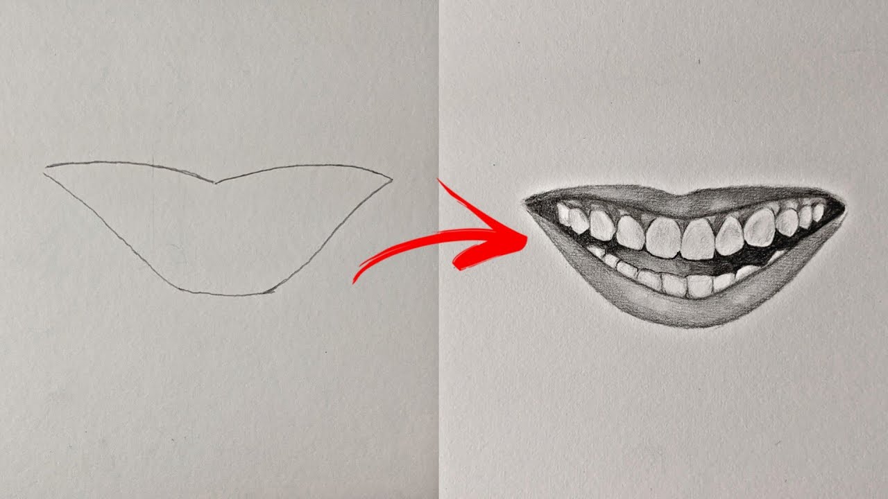 Tutorial #2 | How to draw Mouth | Step By Step - YouTube