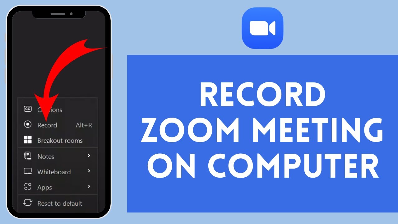 How to Record Zoom Meeting on Computer 2024 | Zoom Meeting Record on ...