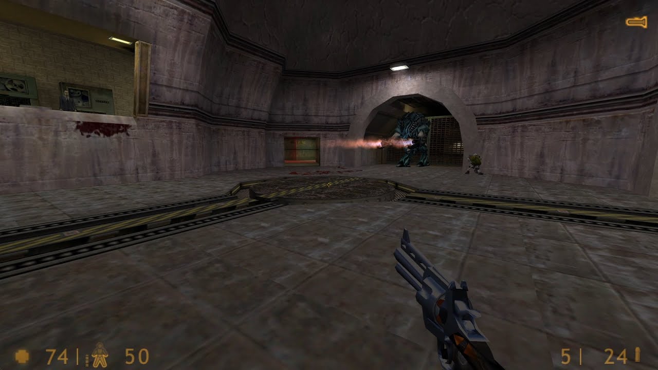 Half Life (1998) - POWER UP - Walkthrough - YouTube
